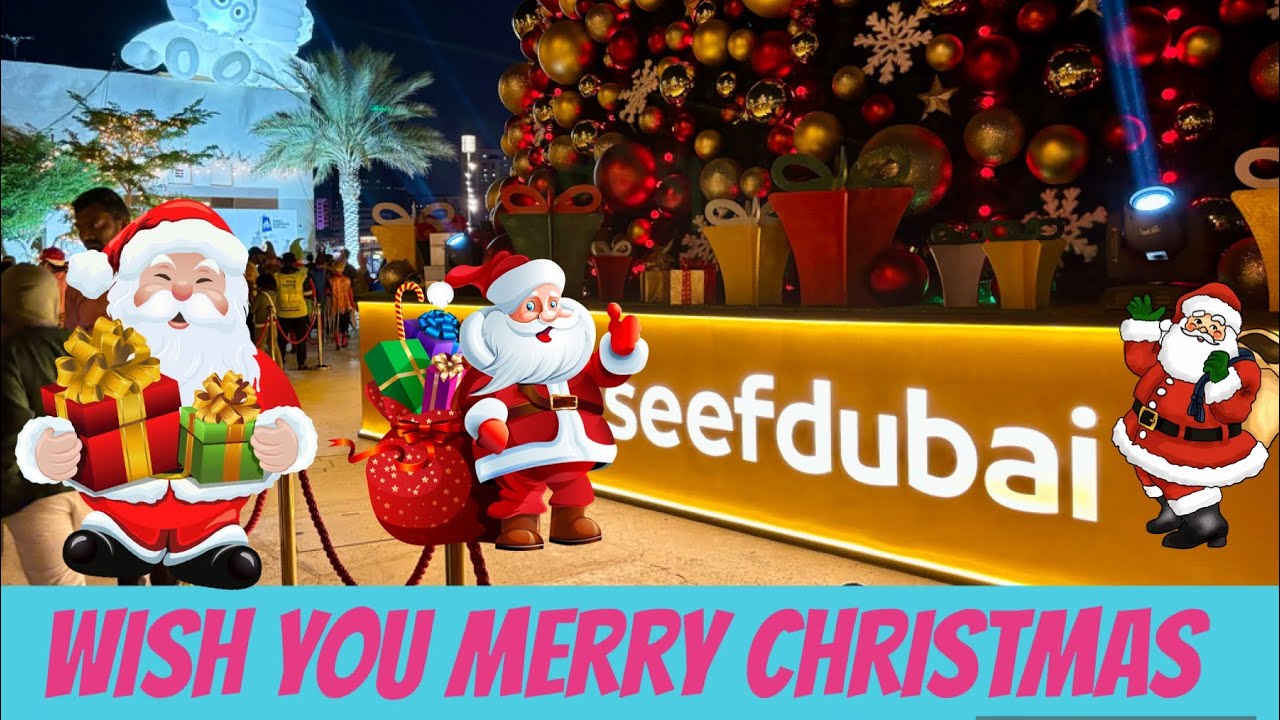 Tallest Christmas tree in Middle East lights up in Al Seef 🎄MYDUBAI ...