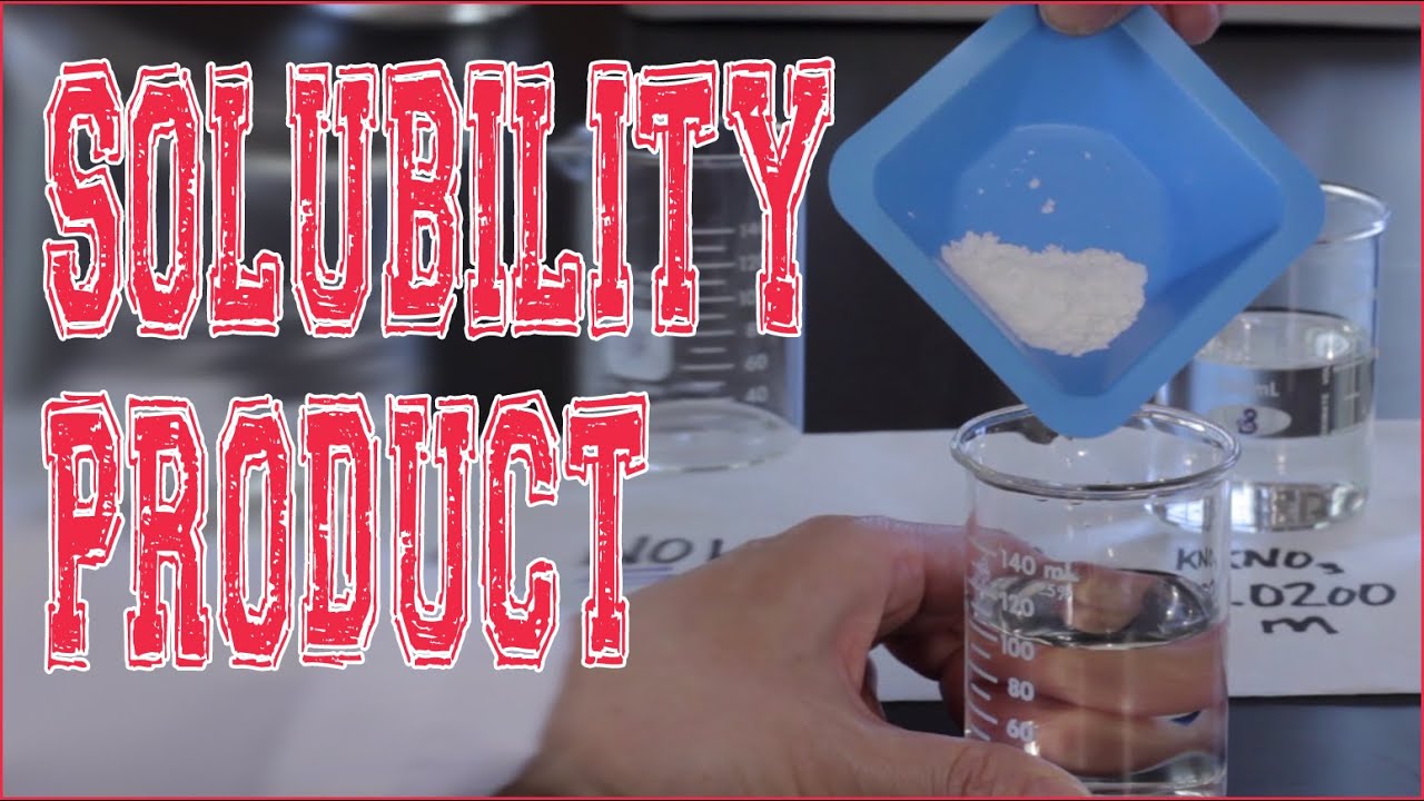 SOLUBILITY PRODUCT Pre-Lab - NYB Chemistry of Solutions - YouTube