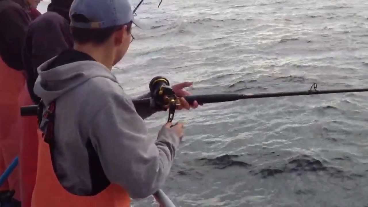 Jig fishing for pollack - YouTube