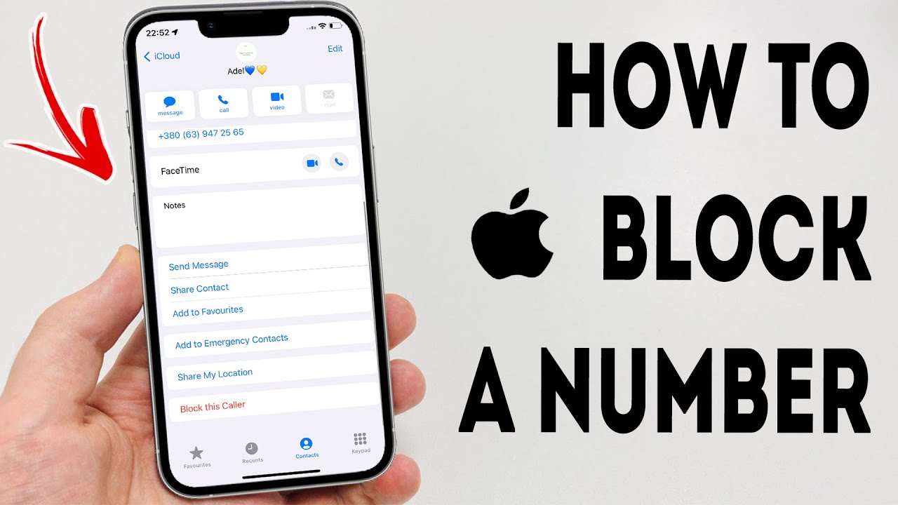 How To Block A Number On iPhone - Full Guide - YouTube