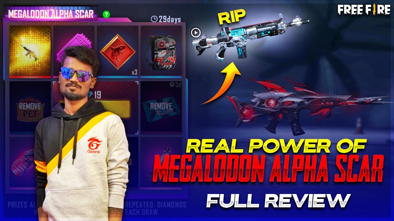 🔥New Scar Skin Full MEGALODON ALPHA Review Tamil |Real Power Of Free ...