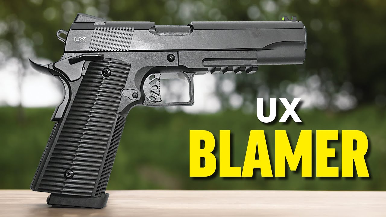 UX BlaMer CO2-powered air pistol - Review - YouTube