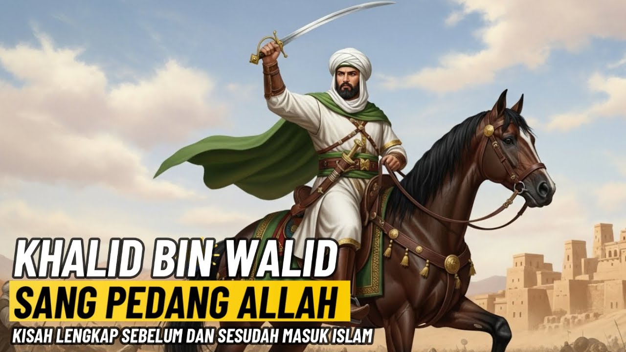 Kisah Sahabat Nabi Khalid bin Walid: Pedang Allah yang Tak Pernah Tumpul di Medan Perang - YouTube