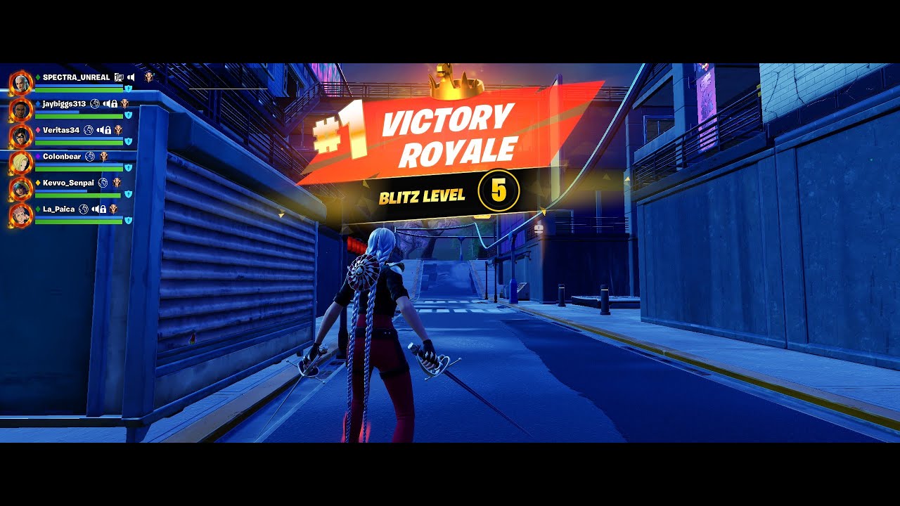 FORTNITE BLITZ ROYALE SIX STACK ZERO BUILD VICTORY ROYALE 22 KILLS DATE ...