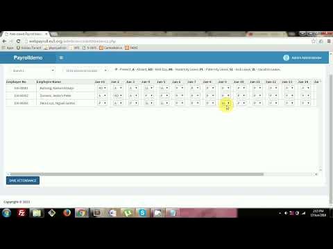 COMPLETE PAYROLL MANAGEMENT SYSTEM USING PHP AND MYSQL - YouTube