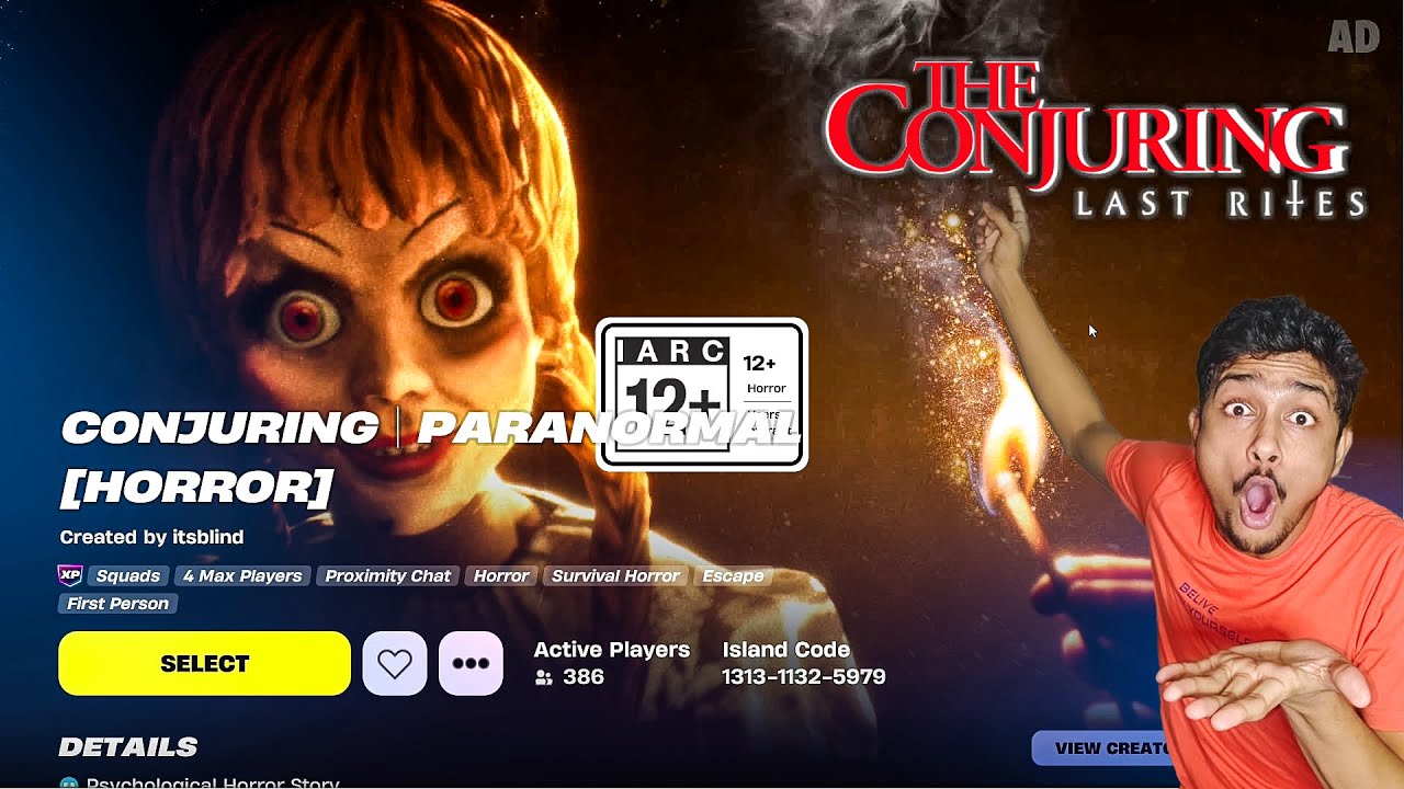 THE CONJURING Made an official Horror Game (Not Clickbet) - YouTube