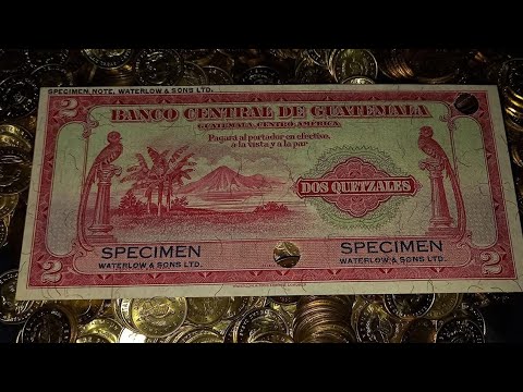 Specimen de 2 quetzales guatemala - YouTube
