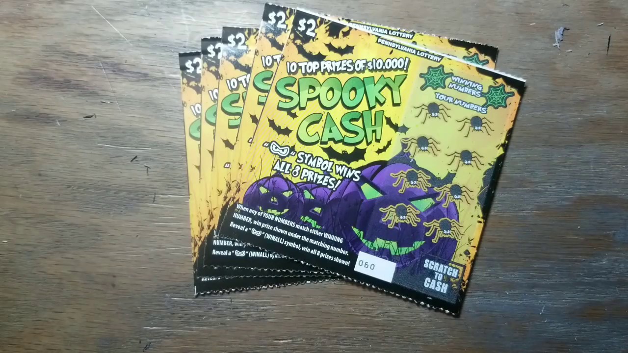 2's for Tuesday. Spooky Cash. Lottery scratch tickets - YouTube