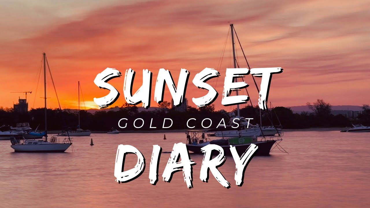Beautiful Sunset At The Spit, Gold Coast Australia 🌅 Sunset Time Lapse ...