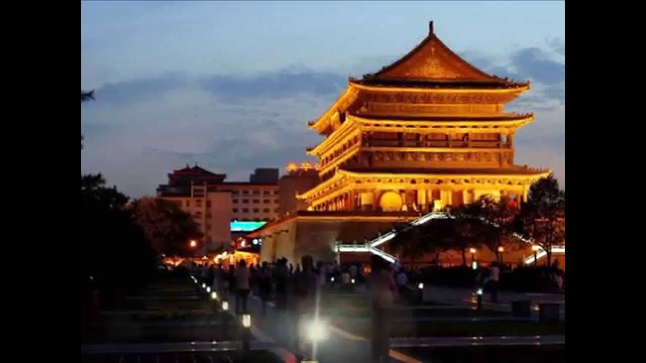 Xian at Night 西安夜景 - YouTube