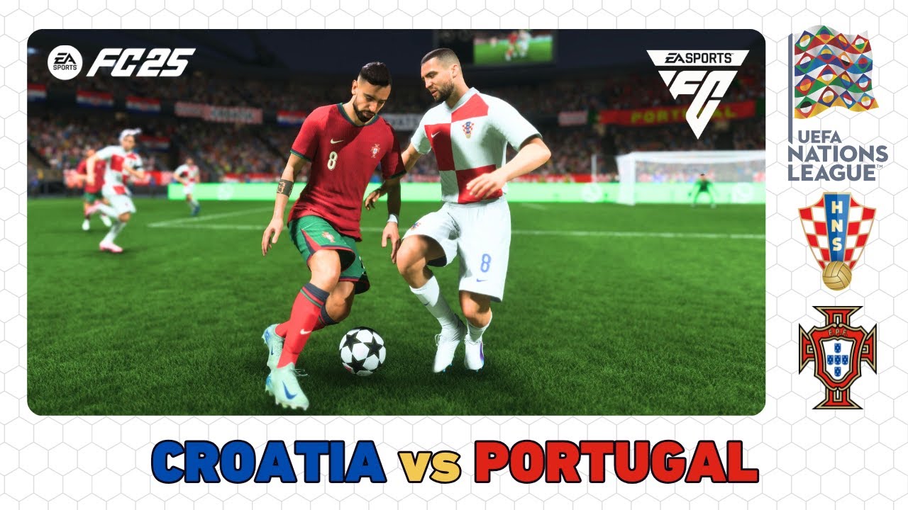 CROATIA vs PORTUGAL - UEFA Nations League 2024/25 - EA SPORTS FC 25 ...