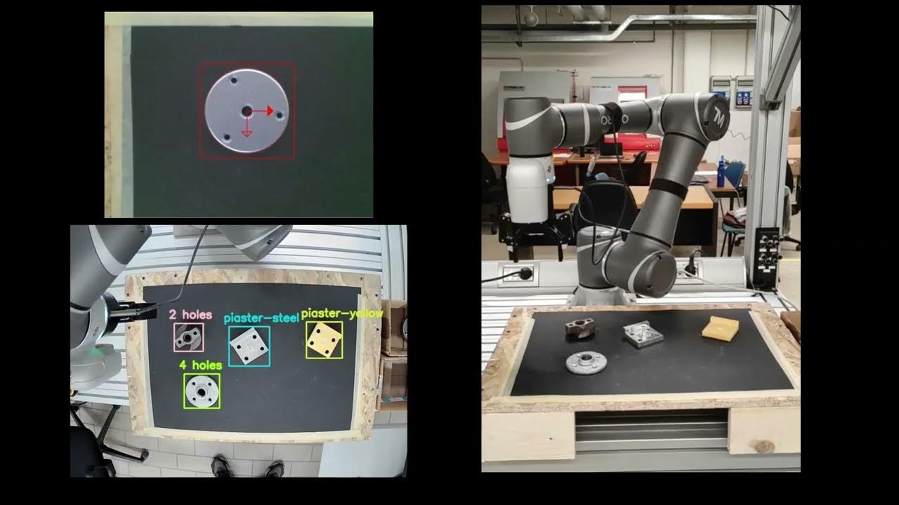Industrial Robotic Assembly with Real Time Object Detection and Localization - YouTube