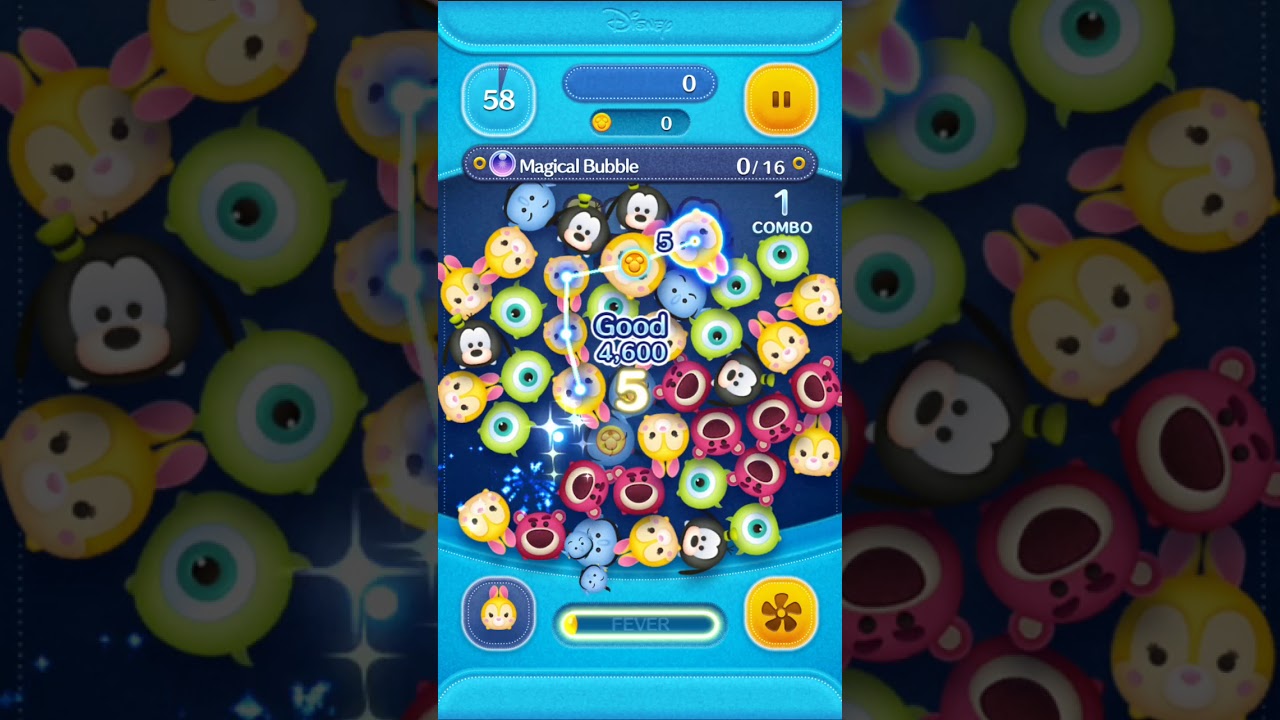 Disney Tsum Tsum : Pop 16 Magical Bubbles - YouTube