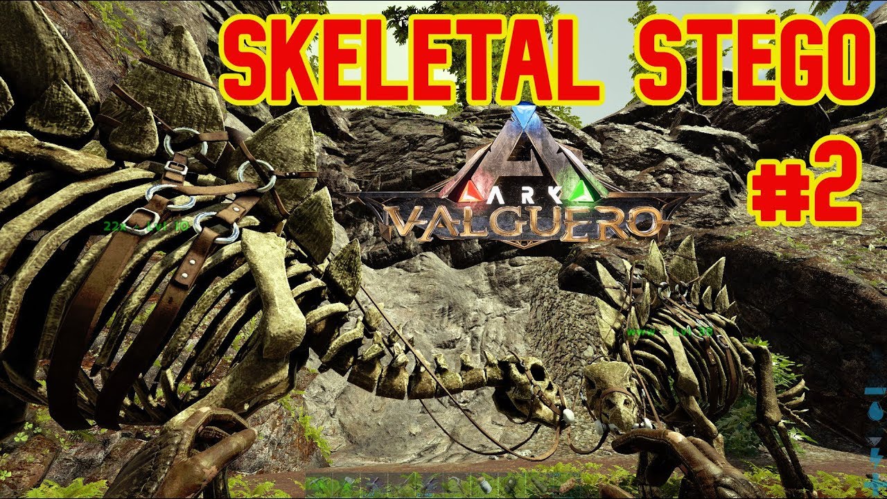 ARK: Survival Evolved - SKELETAL STEGO - YouTube