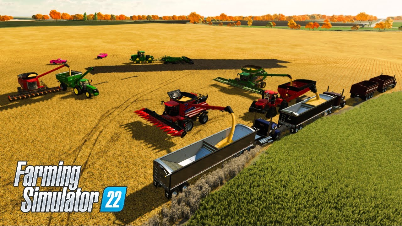 Huge day of corn harvest with Jack and my friend Calvin on the ...