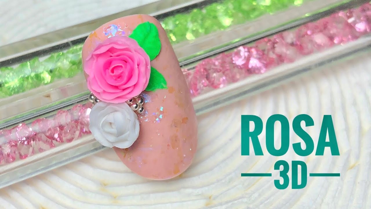 Rosa 3D con GEL PLASTILINA - Plastigel - YouTube
