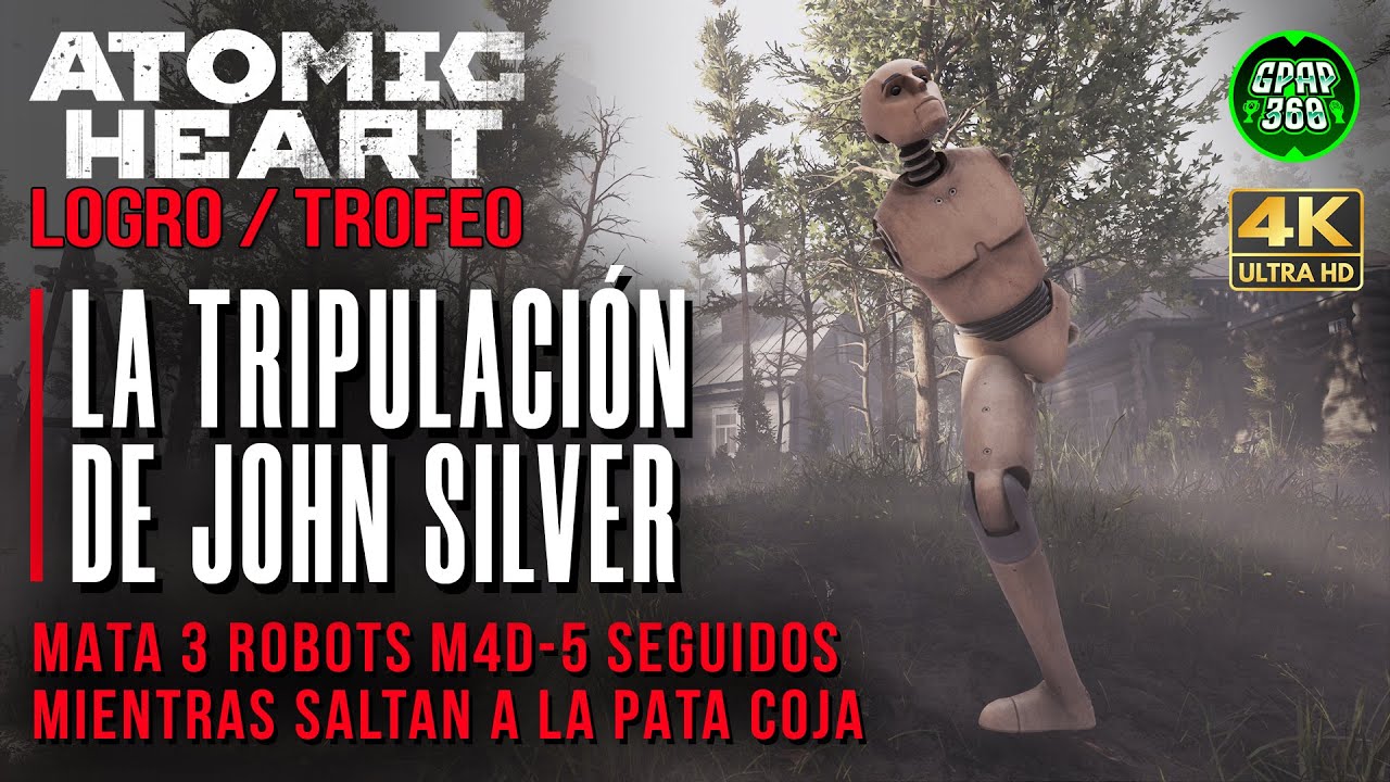 Atomic Heart (DLC) | Logro / Trofeo: La tripulación de John Silver (Matar 3 robots M4D-5 cojos ...