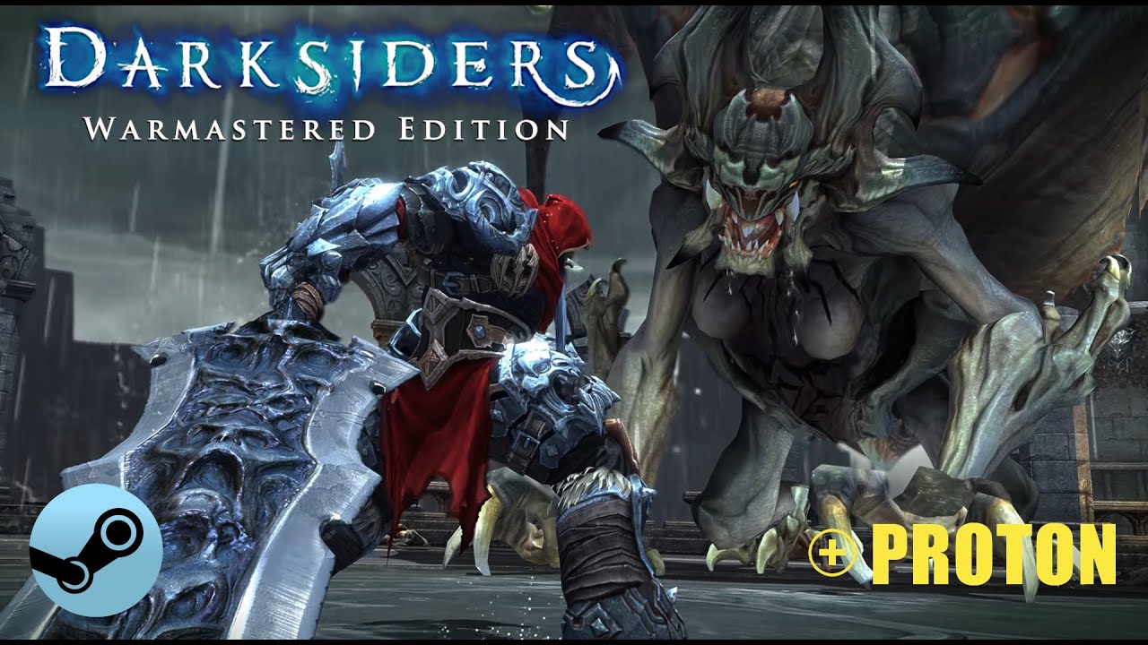 Darksiders with Steam Play Proton compatibility layer for Linux - YouTube