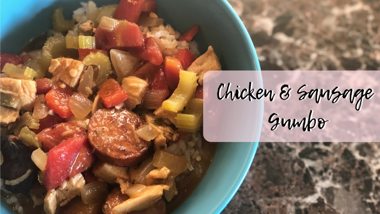 CHICKEN & SAUSAGE GUMBO || Raising The Lee's RECIPES - YouTube