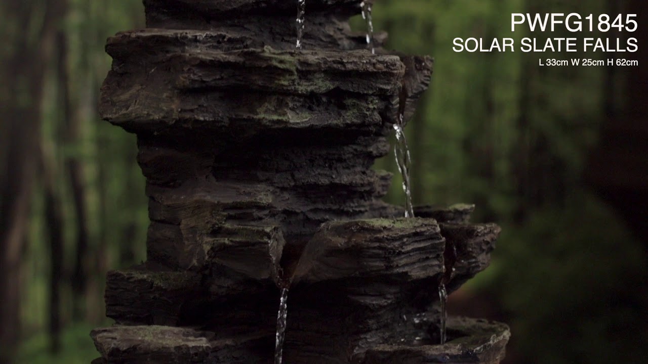 PWFG1845 SOLAR SLATE FALLS - YouTube