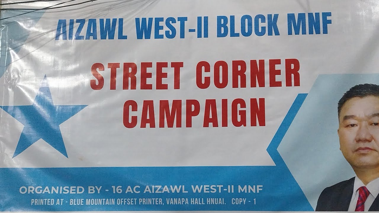 Aizawl west-l l Block MNF Street Campaign Tawp zan.. - YouTube