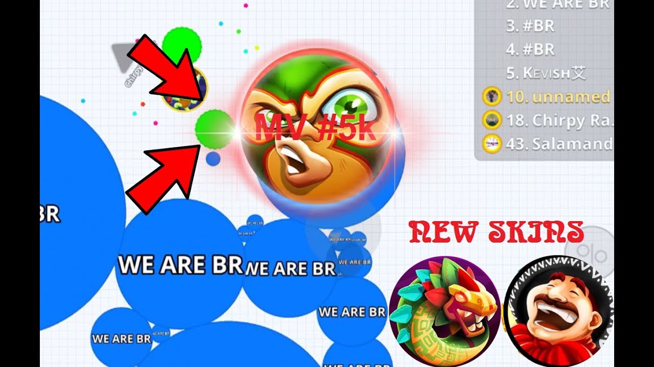 AGARIO MOBILE HOW FAST IS DESTROYING CLANS IN Agar.io Mobile GamePlay ...