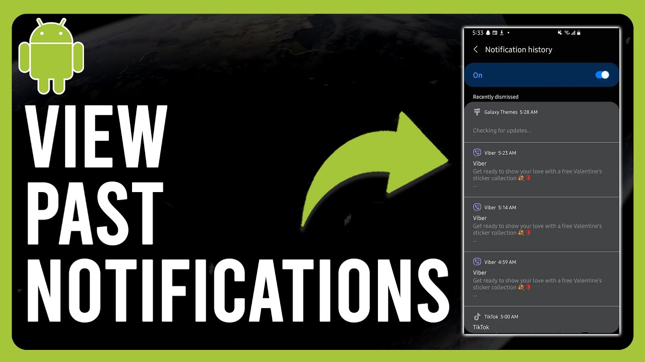How to View Past Notifications on Android (How to See Your Notification ...