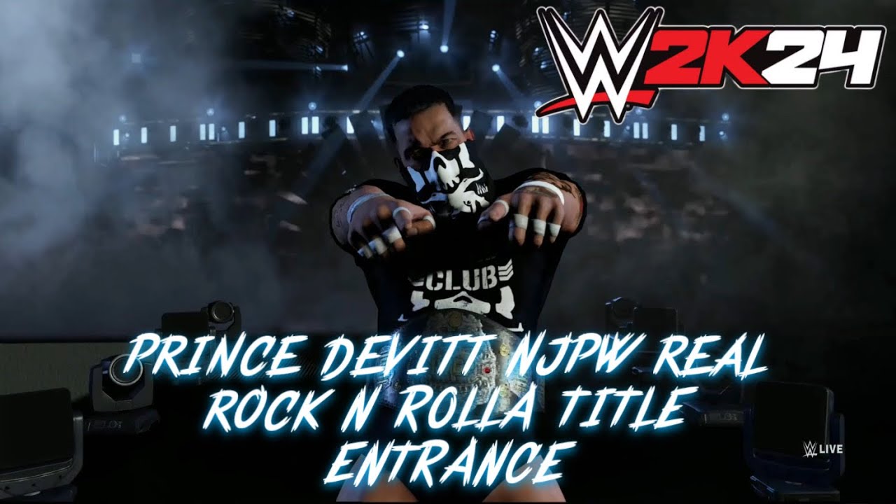 WWE 2K24 CUSTOM ENTRANCE SERIES #8: PRINCE DEVITT TITLE ENTRANCE (LINK TUTORIAL IN THE ...