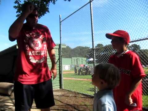 Adam Sandler acting out Happy Gilmore scene with Alligator in 2011 ...