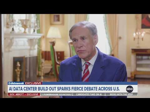 Gov. Greg Abbott says data center developers have themselves to blame for community pushback