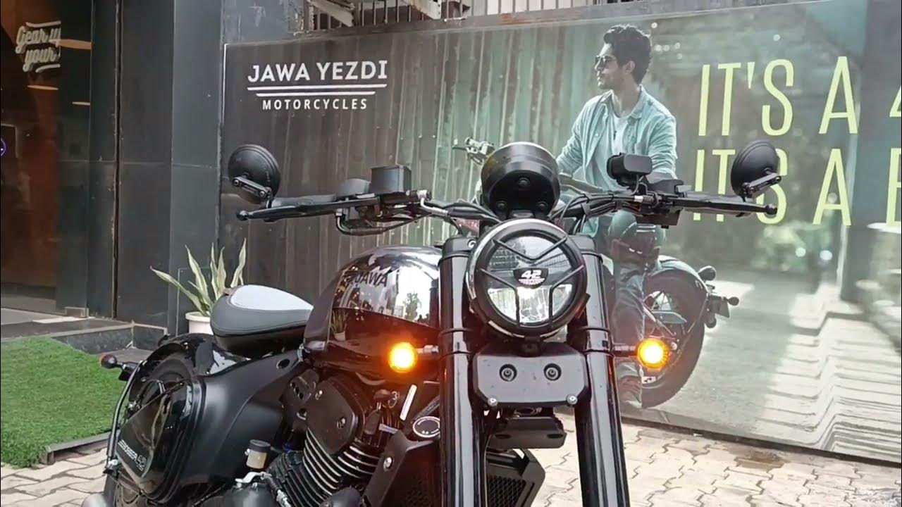 2023 Jawa 42 Bobber black mirror launch | Torqueonwheels - YouTube