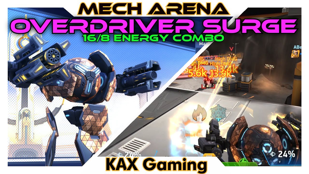 Overdriver 16/8 Surge works GREAT💪 | Matchmaking is WILDIN😰- Mech Arena ...