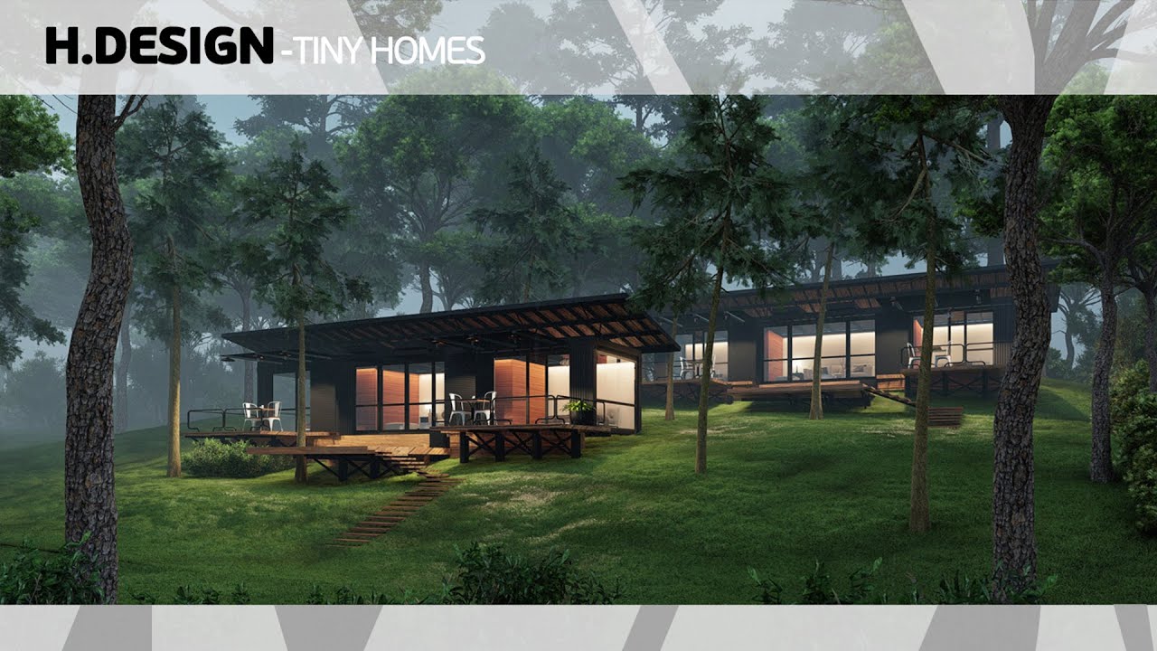 Shipping Container Homes in Jungle - Two Bedroom Container house - YouTube