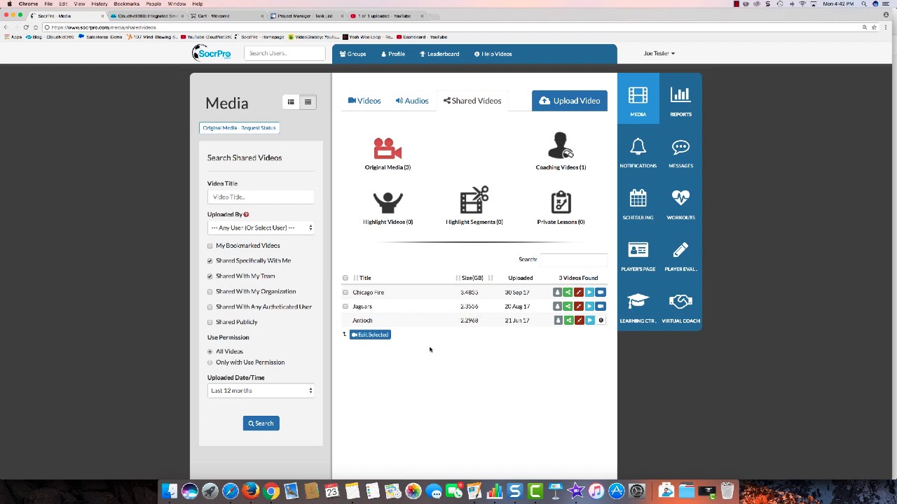 Original Media Request - YouTube
