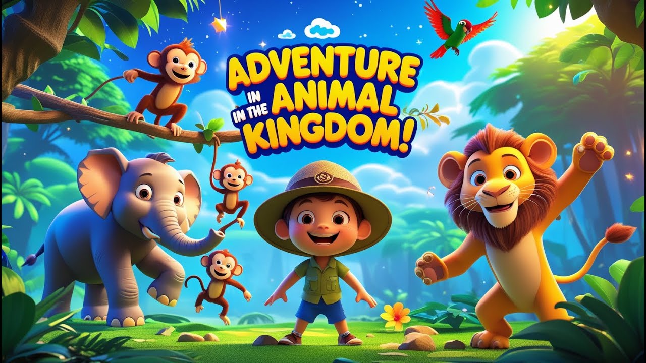🌟 Adventure in the Animal Kingdom! | Fun Kids' Song & Dance | Sing ...