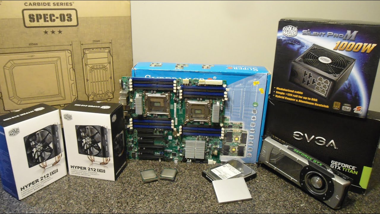 Ultimate Video Editing Scientific Computing PC Build GTX Titan - YouTube