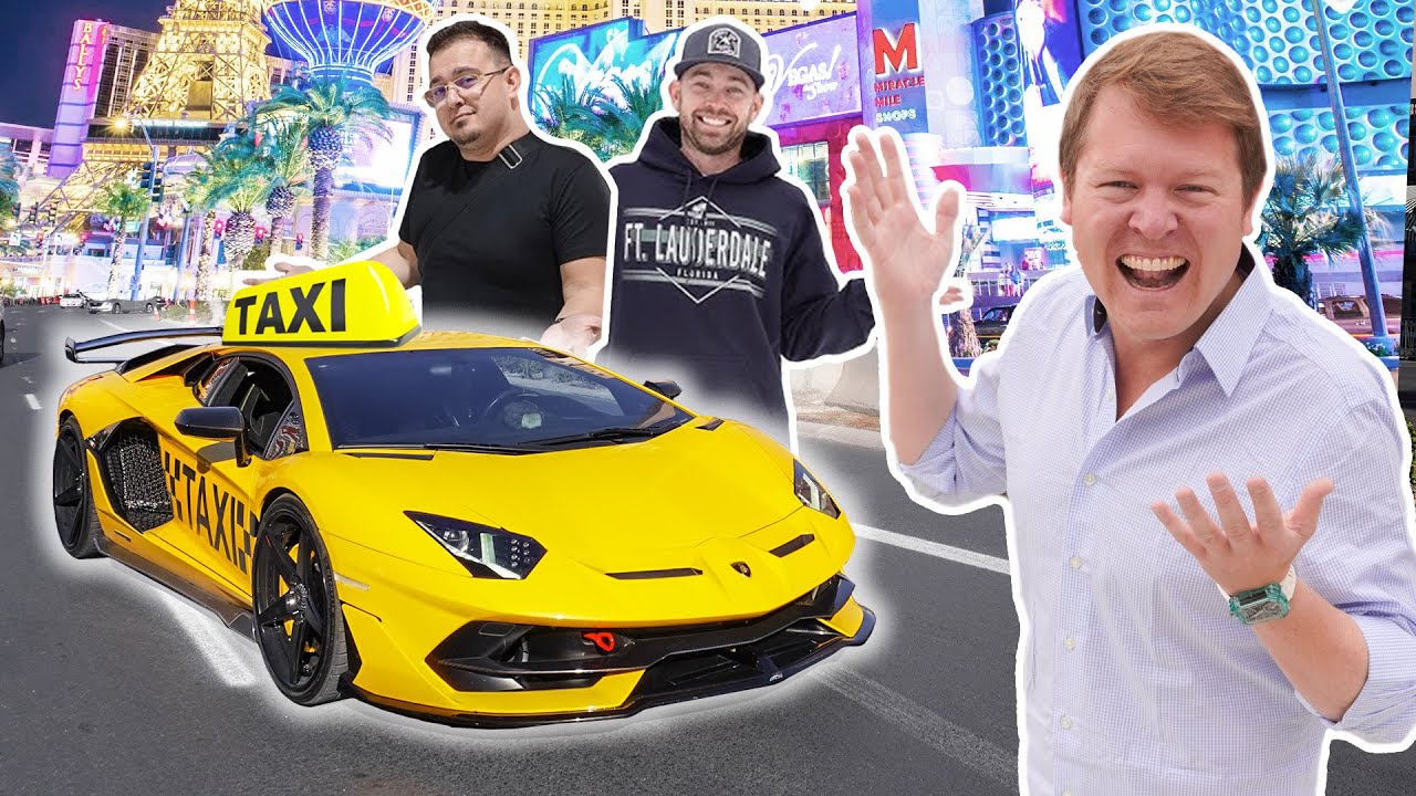 I Called a LAMBO TAXI to Join TheStradman and Houston for a Las Vegas ...