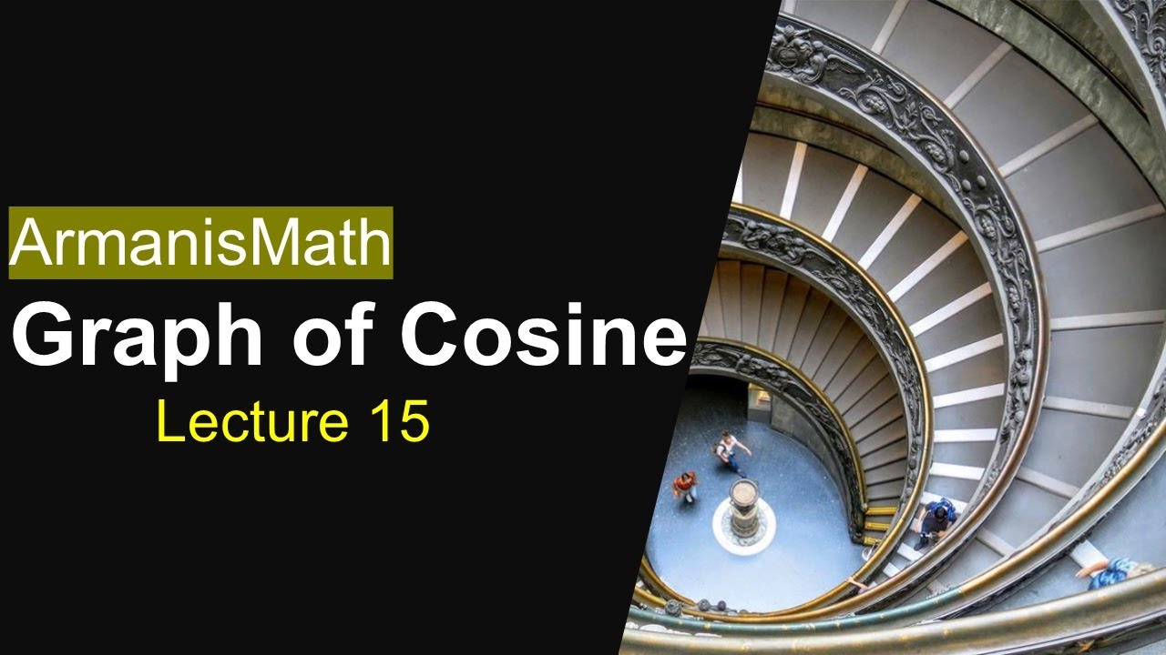 How to Graph the Cosine Function | Easy Fun Trigonometry | ArmanisMath ...