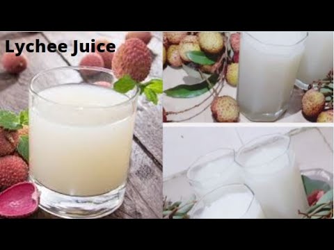 Lychee Juice | Refreshing Healthy Lychee Drinks At Home - YouTube