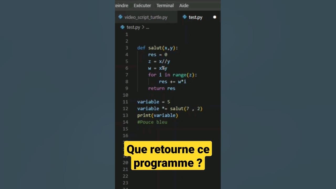 Pouvez-vous résoudre cette énigme en Python ?? (challenge) #2 - YouTube