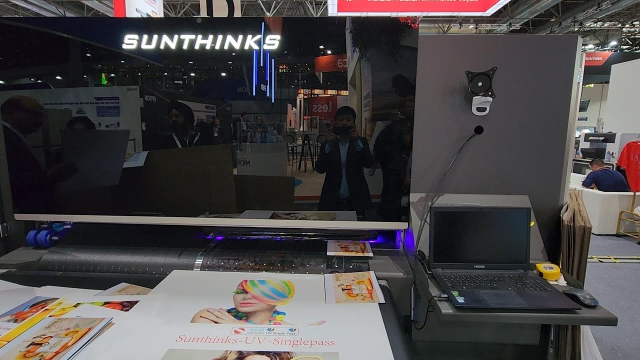 2024 Drupa expo Sunthinks UV single pass printer metal sheet printing ...