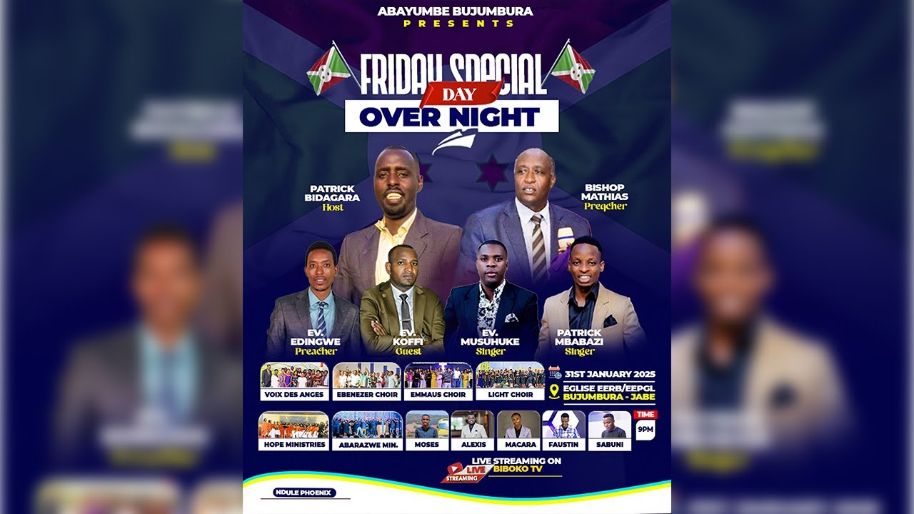 🔴FRIDAY SPECIAL OVER NIGHT ABAYUMBE BUJUMBURA 31/01/2025 - YouTube