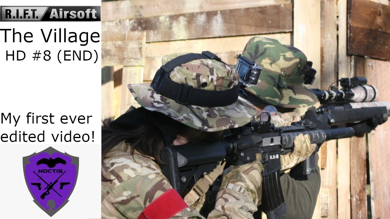 My first edited video! - Rift Airsoft The village HD #8(END) - YouTube