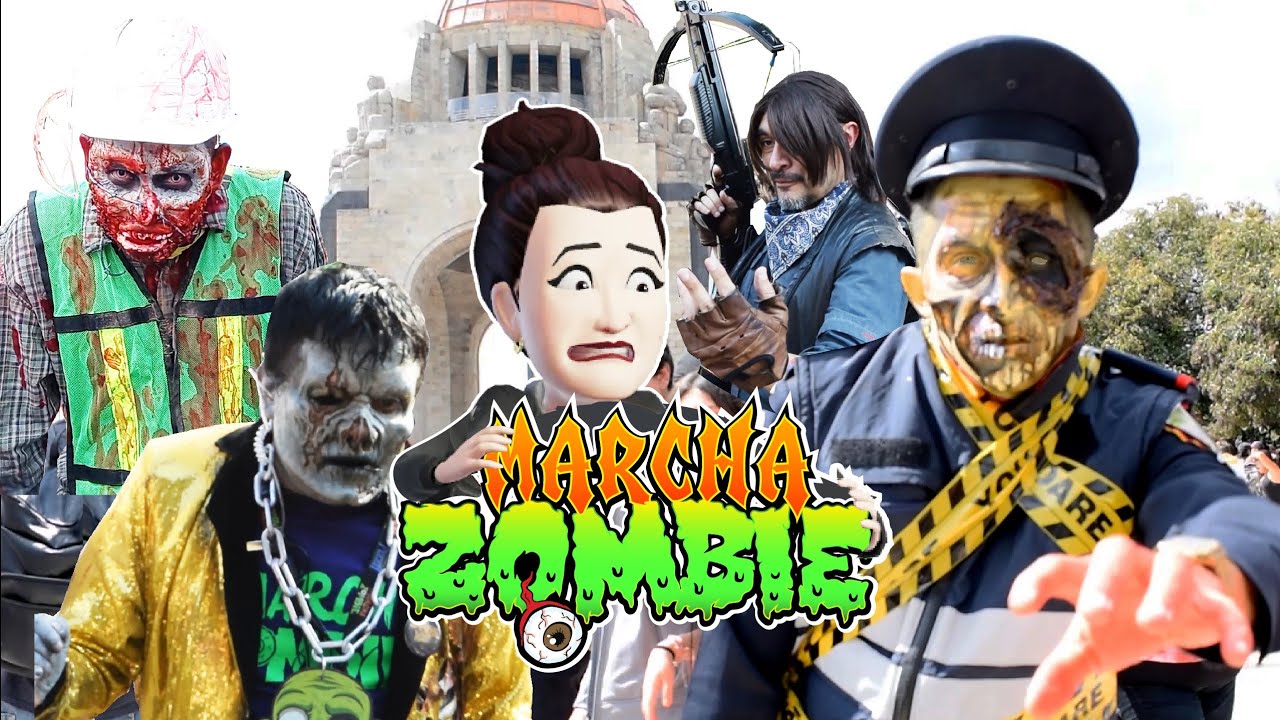 Así fue la ESPECTACULAR MARCHA ZOMBIE en la Ciudad de MÉXICO 🇲🇽 2023 ...