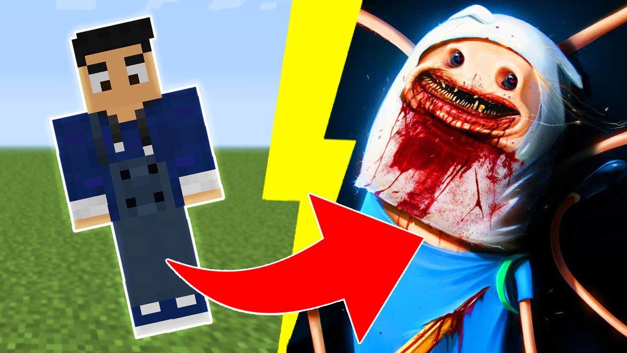 COMO VIRAR O FINN.EXE! - MINECRAFT (AdventureTime.EXE) - YouTube