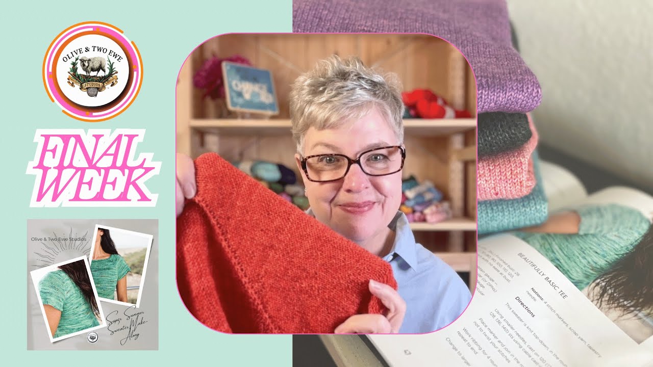 Super Summer Sweater Make-Along Vlog Final Week: Sleeve Separation on ...