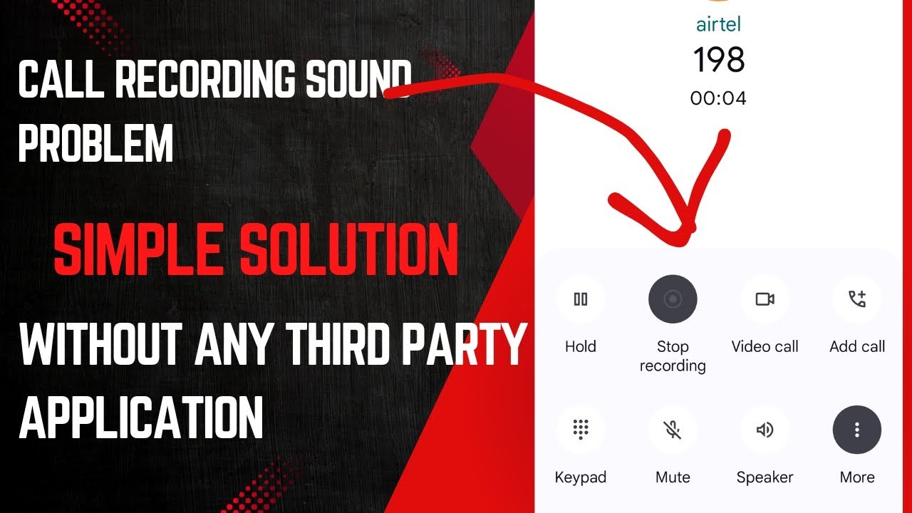 Call Recording Sound Problem// Magic // Trick // without any third ...