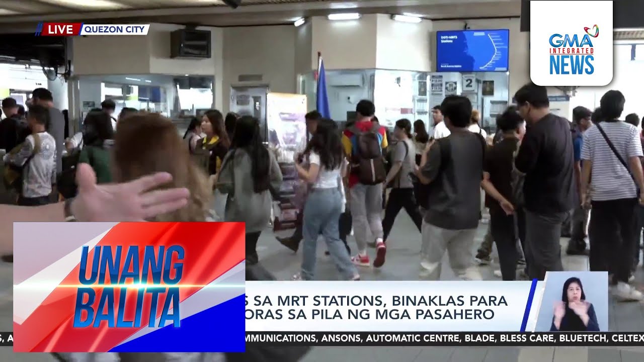 X-ray machines sa MRT stations, binaklas para mapabilis ang oras sa ...