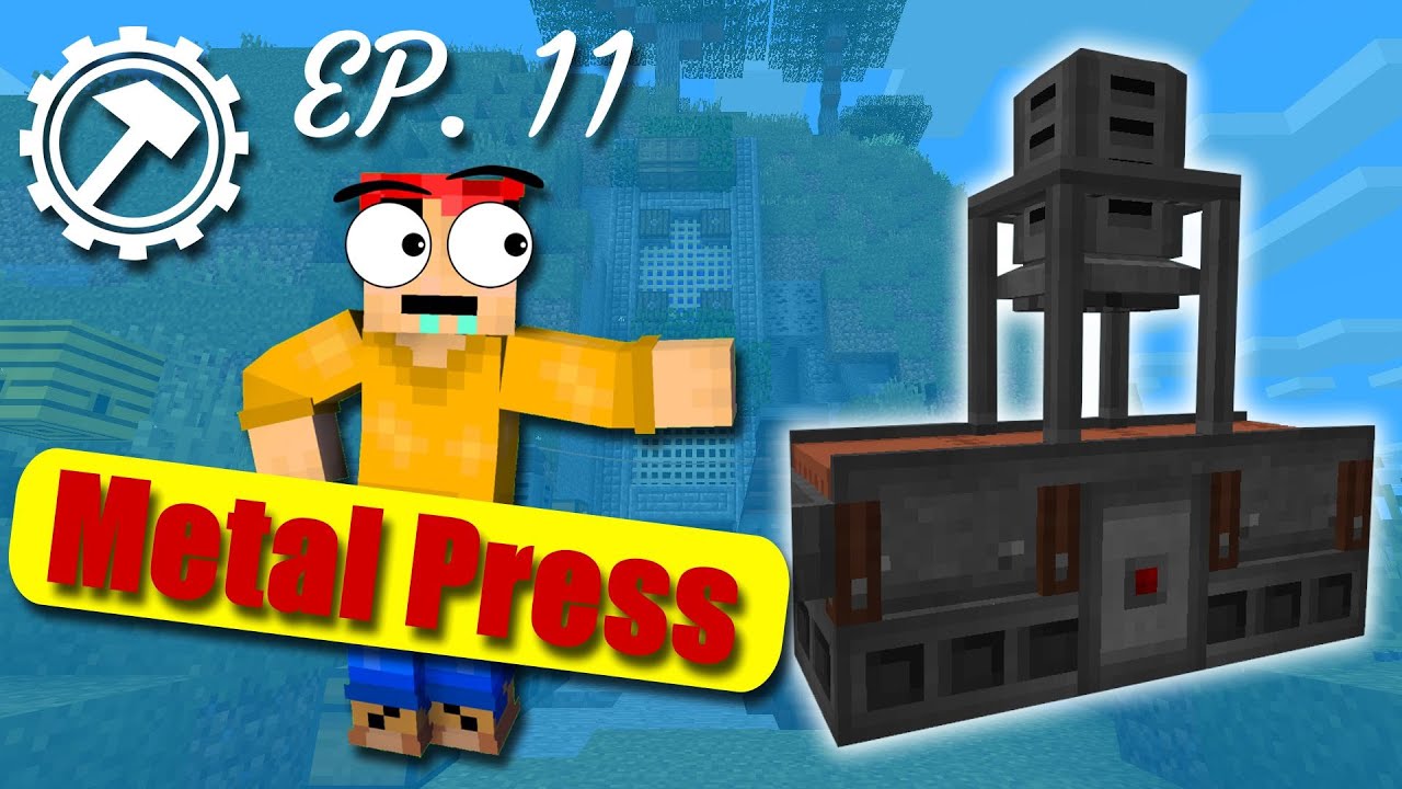 Minecraft Engineer's Life Let's Play ep 11 - Making The Metal Press ...
