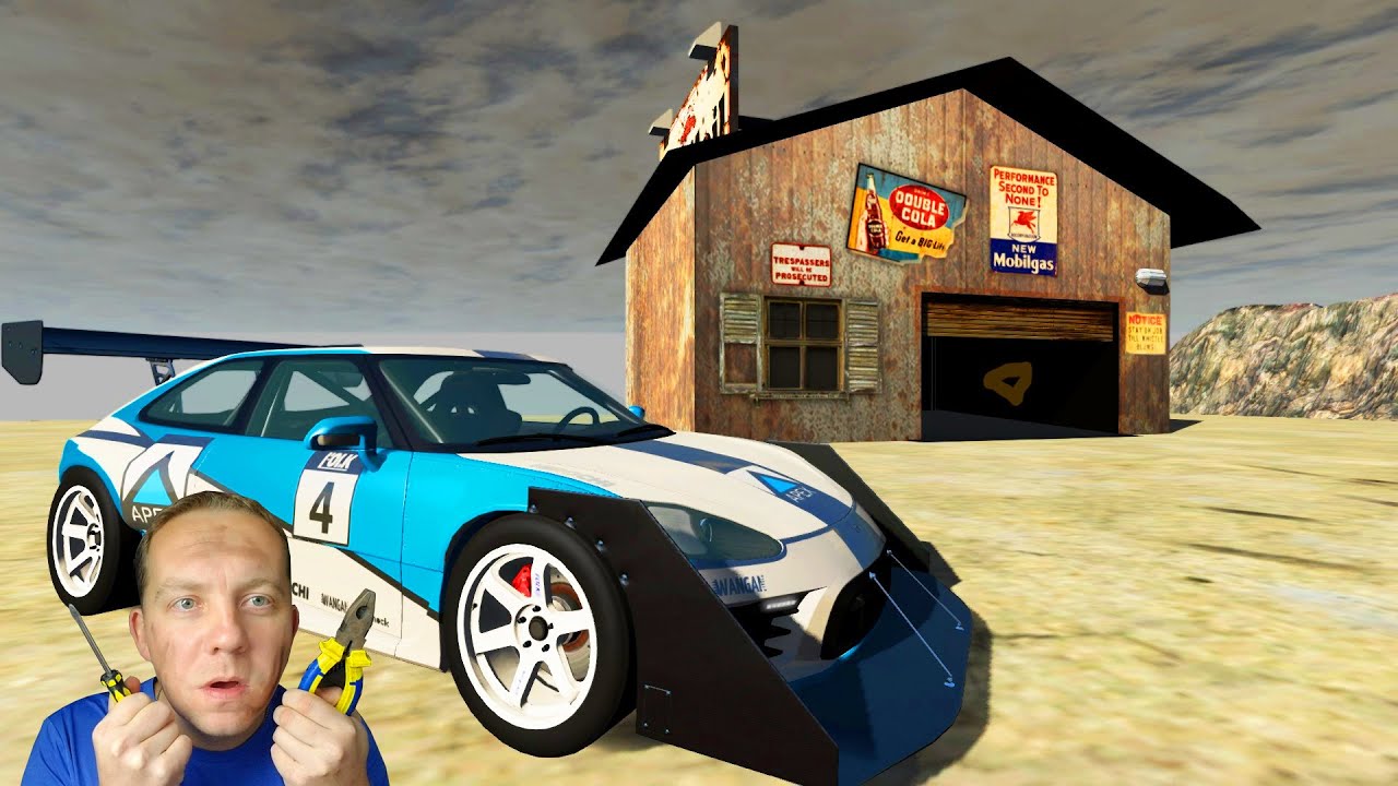 Service Car Repair - Beamng Drive Game - YouTube